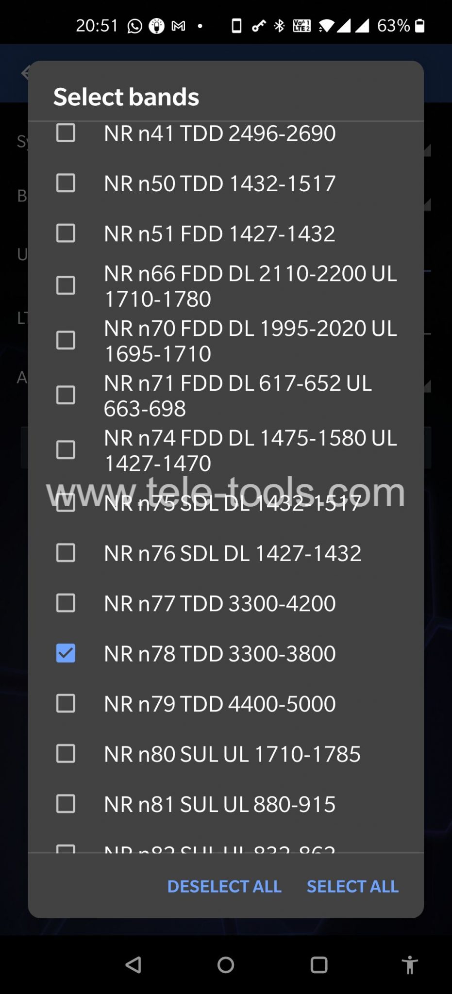 OnePlus 8 Pro 5G Nemo Handy - Telecom Tools